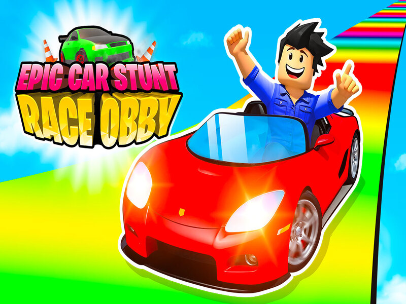 Epic Car Stunt Race Obby 🕹️ 在线游玩于Sgames