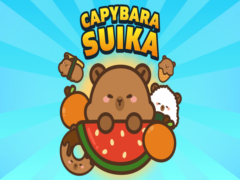 Capybara Suika 🕹️ 在线游玩于Sgames